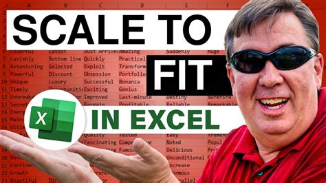 Scale To Fit Episode 1192 Mrexcel Message Board