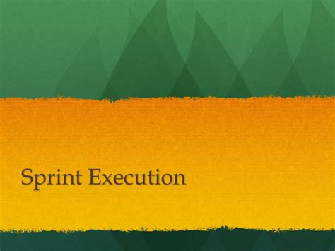 Ppt Sprint Execution Powerpoint Presentation Free Download Id 3814904