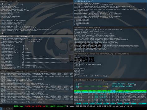 screens — i3 improved tiling x11 window manager