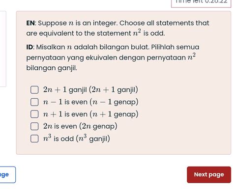 EN Suppose N Is An Integer Choose All StudyX