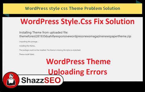 WordPress Style Css Theme Problem Solution In 2025 2024