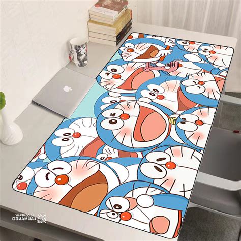Computer Mat Doraemon Mousepad Gamer Mouse Mats Pc Gaming Pad Mausepad Accessories Keyboard