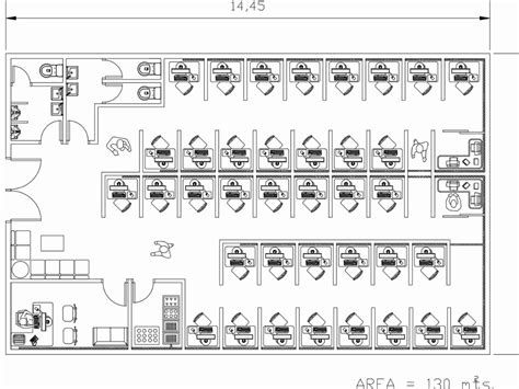 Planta De Sala De Informática Modernizada Em Dwg 116 78 Kb