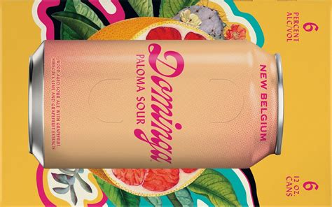 New Belgium Dominga Paloma Sour Beer 6 Pack 12 Fl Oz Cans 72 Fl Oz