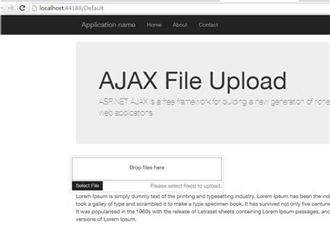 Ajax Control Toolkit Tutorial Ajaxfileupload Part Three