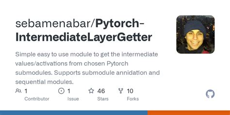 Github Sebamenabarpytorch Intermediatelayergetter Simple Easy To