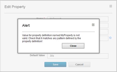 Overriding Property Values With Patterns Does Not Enforce Validation