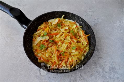 Пирог с капустой на кефире на сковороде — рецепт с фото пошагово