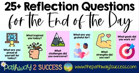 25 Reflection Questions For The End Of The Day The Pathway 2 Success