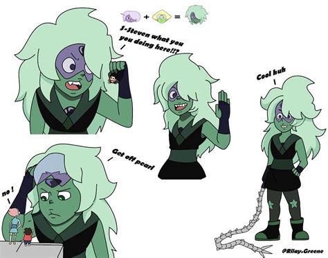 Peridot And Amethyst Fan Fusion By Rilaygreene On Deviantart