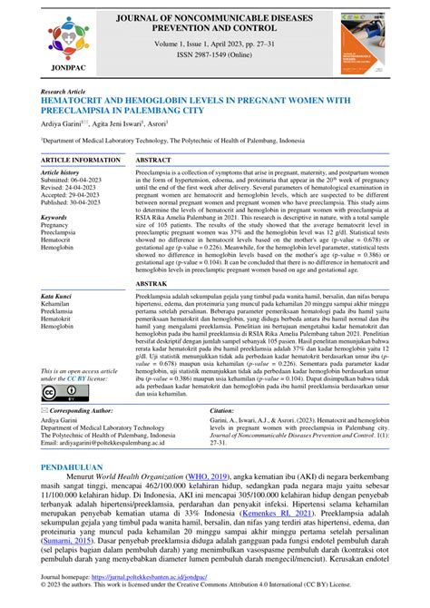 Pdf Hematocrit And Hemoglobin Levels In Pregnant Women With