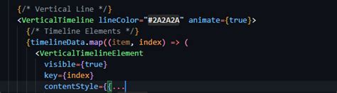 Reactjs React Vertical Timeline Is Not Showing The Output Html Keeps The Elements Hidden With