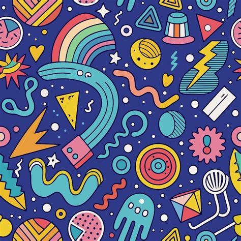 Abstract Colorful Geometric Pattern Premium Ai Generated Vector