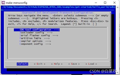 基于安信可ide15esp8266rtossdkv34的esp8266开发环境搭建白菜欢的博客 Csdn博客