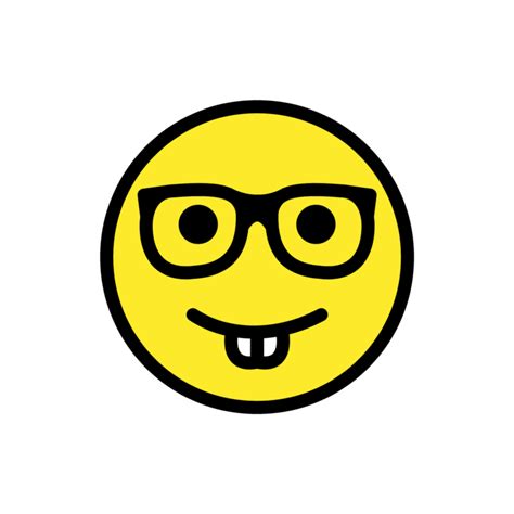 Nerd Emoji Png Images Free Download Pngfre