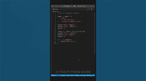 The Power Of Underscore In Python Coding Learnpython Youtube