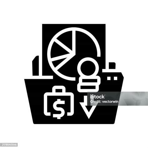 비용 보고서 예산 계획 글리프 아이콘 벡터 일러스트 레이 션 0명에 대한 스톡 벡터 아트 및 기타 이미지 0명 감소 계획 Istock