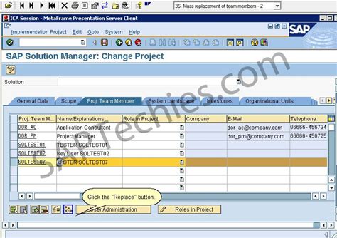 SAP Solution Manager In An Implementation Project CRM 5 0