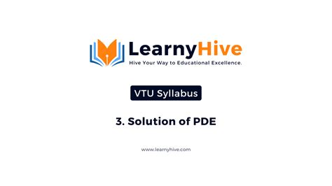 3 Solution Of Pde Learnyhive