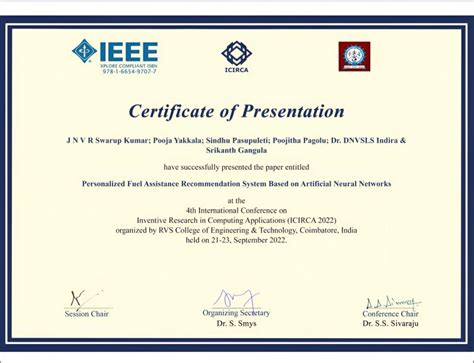 Sindhu Pasupuleti On Linkedin Icirca2022 Fuelassistance Artificialneuralnetworks Research