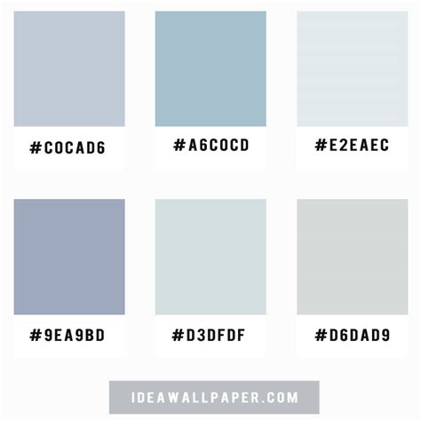 Shades Of Blue Grey Color Scheme Color Palette Color Hues