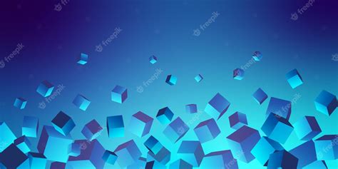 Premium Vector Abstract Cube Background