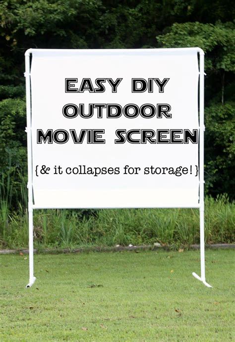 9 Simple DIY Projector Screen Ideas That Your Family Will Approve