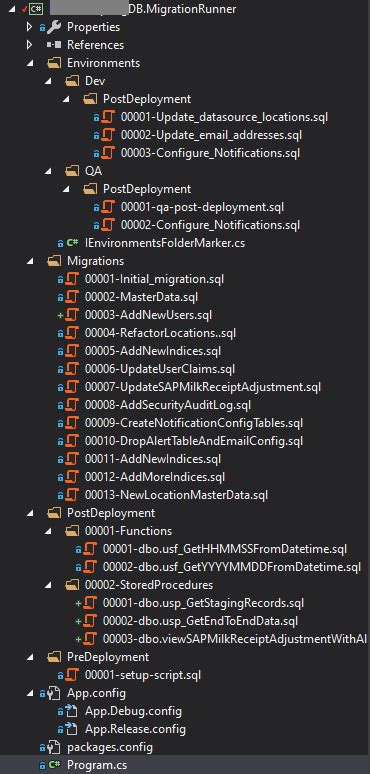 Converting A Visual Studio Database Project To Use Dbup Migrations