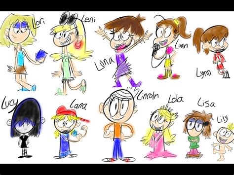 Loud House Lincoln And His Sisters By Lancy Loud On Deviantart