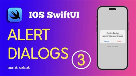 Swiftui 3 Alert Dialogs Youtube
