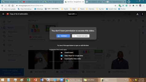 Video Access Permission Denied Google Drive Community