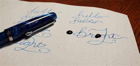 This Would Be A Great Flex Nib Pen If I Could Figure Out How To Get It To Stop Doing This Any