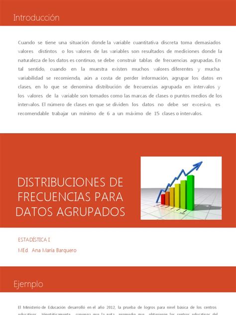 Distribuciones De Frecuencias Para Datos Agrupados Pdf Histograma