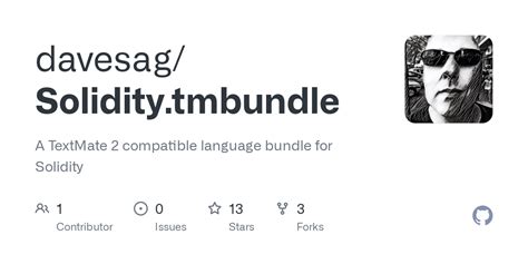 Github Davesagsoliditytmbundle A Textmate 2 Compatible Language Bundle For Solidity