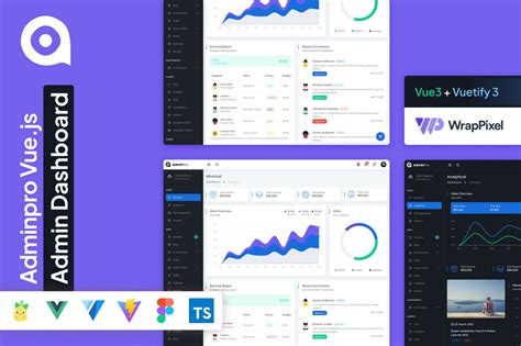 Adminpro Vuetify 3 Vue 3 Dashboard