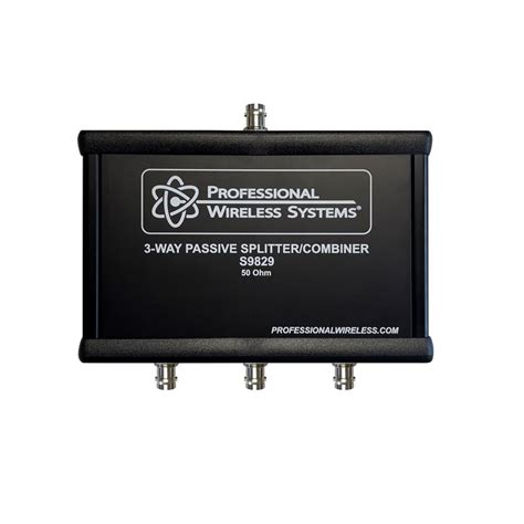 Pws 3 Way High Power Splitter Combiner Bnc Professional Wireless Systems