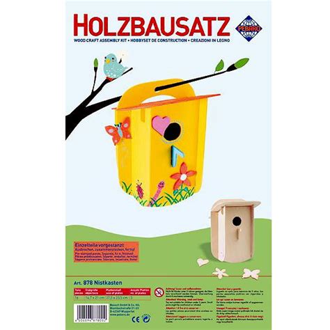 Дървен комплект за сглобяване Къщичка за птици Хоби Арт Птицы