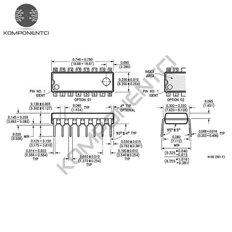 74hc151 Multiplexer Entegresi Dip 16 Komponentci