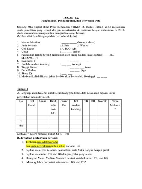 Tugas Biostat 2 Pdf