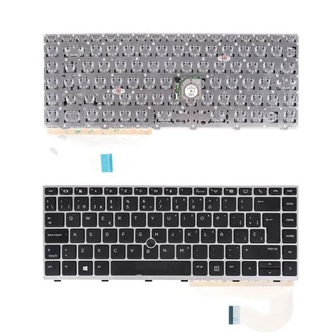 Teclado Para Hp Elitebook 840 G5 846 G5 840 G6 Prata Hub Parts