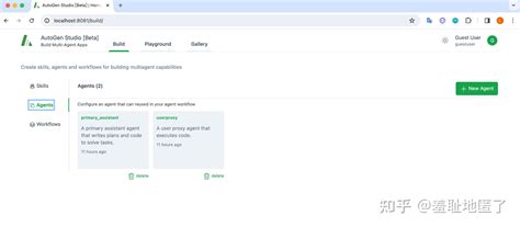 Openai Autogen Studio构建多智能体完成复杂任务 知乎