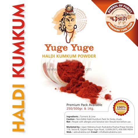 Haldi Kumkum Asli Rudraksha