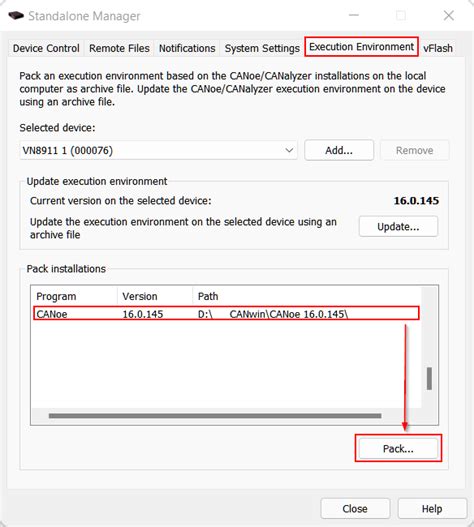 Version Of The Standalone Configuration File Does Not Match The Canoe Canalyzer Version On