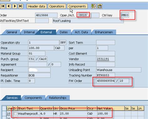 Solved Frame Work Order SAP Community