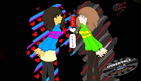 Chara And Frisk ~ Undertale Fanart By Cat3rine On Deviantart