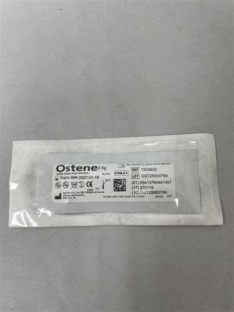 New Apatech 1503832 Baxter Ostene Bone Hemostasis Material 2 5g