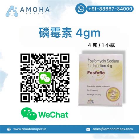 Fosfomycin Injection Fosfofic 4gm Injection At Rs 2400 Piece Fosfomycin Sodium Injection In