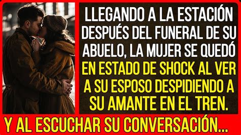 Al Llegar A La Estación La Mujer Se Quedó Atónita Al Ver A Su Marido
