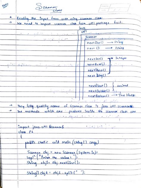 Scanner Class Pdf Scanner Class Pdf