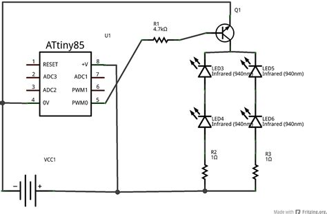 IR Blaster LED Configuration LEDs And Multiplexing Arduino Forum